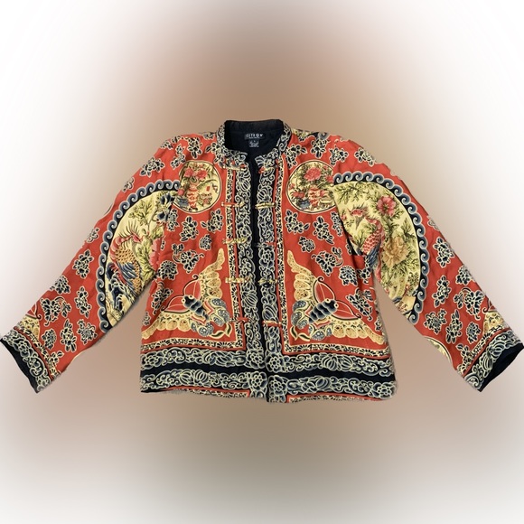 Citron | Jackets & Coats | Citron Animal Floral Pattern Statement ...